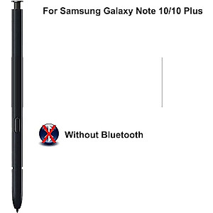 2 Pack Black Galaxy Note 10 Plus Pen for Samsung Galaxy Note 10 5G Touch Screen Stylus Pen Replacement Parts for Samsung Note 10, Note 10 Plus, Note 10 Ultra S Pen NoBluetooth Function