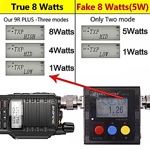 Baofeng UV-9R Plus 8W Power Walkie Talkie IP67 Waterproof UHF/VHF Dual Band Two Way Radio with Programming Cable,AR-775 Antenna,AR780 Waterproof micphone,2Pack 2200 mAh Battery etc Full Kits