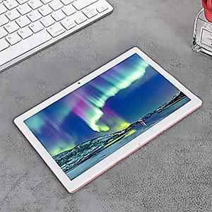 10.1 Inch Tablets,2G DDR,32GB EMMC,Quad Core Android Tablet,WiFi HD IPS Large Screen,Dual Camera 200W and 500W,Metal CNC High Gloss Edge Body,Comfortable Feeling(US Plug)