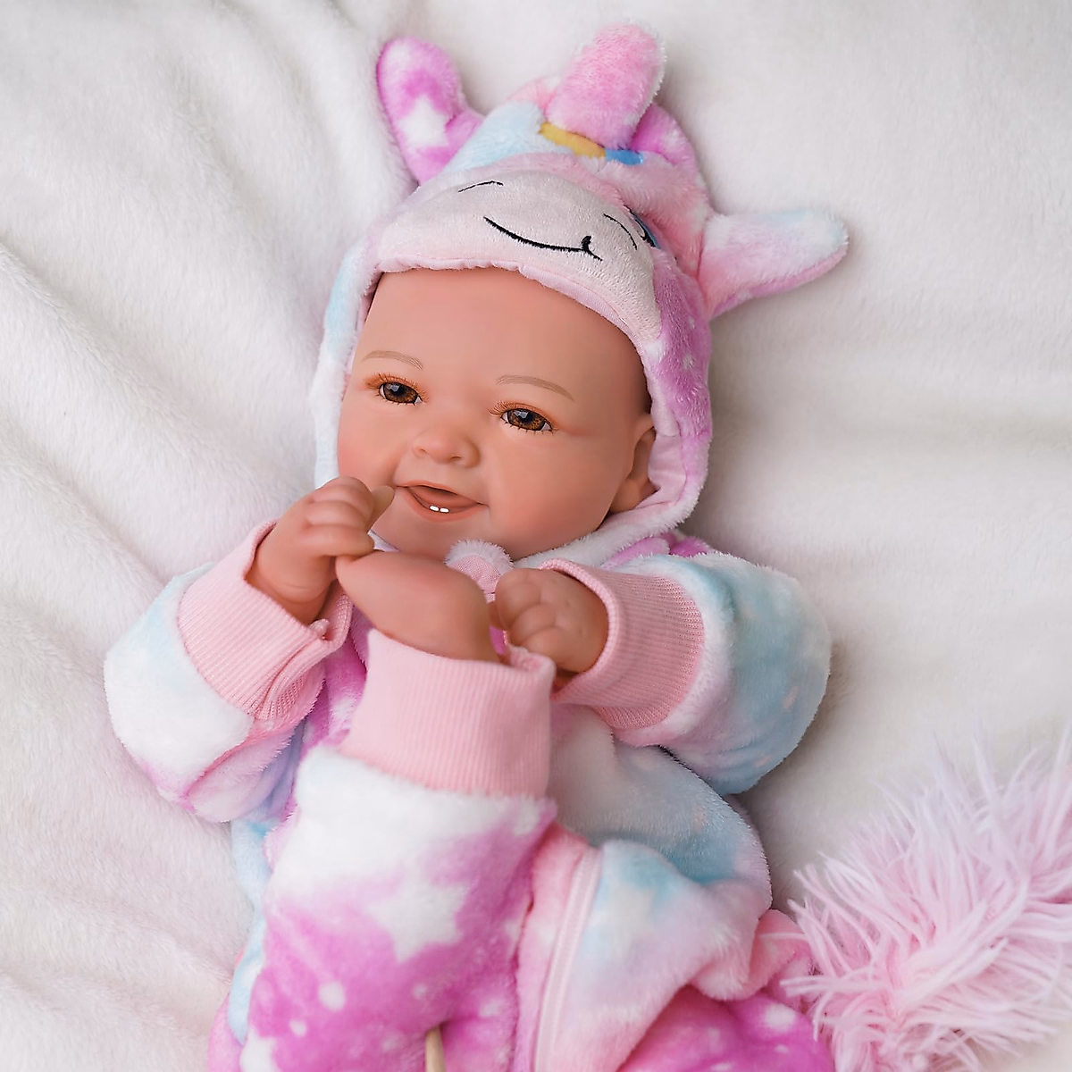 BABESIDE Baby Dolls, 17inch Large Realistic Cute Soft Body Baby Doll Real Life Baby Dolls with Accessories for 3+ Year Old Girls Gifts, Pretend Play, Collection