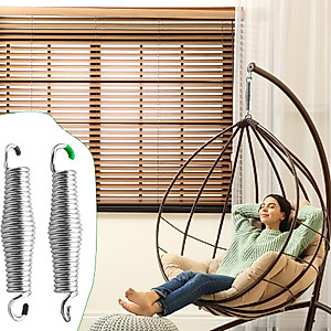 4 Pack Swing Springs Heavy Duty Hanging Springs Bag Porch Swing 1408lbs Hammock Hanger Springs for Punching Bags Swings Ceiling Mount Replace, (352lbs x 4)