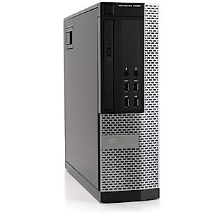 Dell Optiplex 9020 Business Desktop PC - Intel Core i5-4750 3.2GHz, 8GB RAM, 240GB Solid State, Windows 10 Pro 64bit, New 24 Inch Monitor, Rainbow Keyboard and Mouse (Renewed)