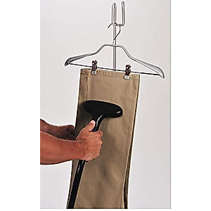 Garment Hanger with Non-Slip Grip Shoulders and Coated Pant Clips, Gray