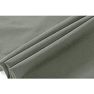 TBMPOY Men's Outdoor Lightweight Windproof Belted Quick-Dry Hiking Pants Thin Sage Green L