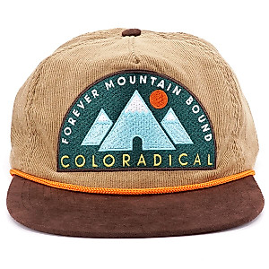 Coloradical F.M.B. Corduroy Snapback Hat (Brown)