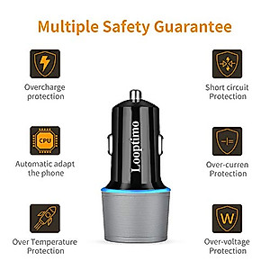 Fast USB C Car Charger,Compatible with Google Pixel 7/7 Pro/6/6a/6 Pro/5a/5/4a/4/4 XL/3 XL/3/3a XL/3a/2, 30W Power Delivery & Quick Charge 3.0 Car Adapter (Fast Charging Type C Cable 3.3Ft Included)