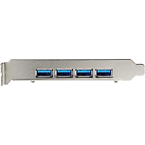 StarTech.com 4-Port USB PCIe Card - USB 3.2 Gen 2 (10Gbps) Type-A PCI Express Expansion Card with 2 Controllers - 4X USB-A - USB PCIe Add-On Adapter Card - Windows/Mac/Linux (PEXUSB314A2V2)