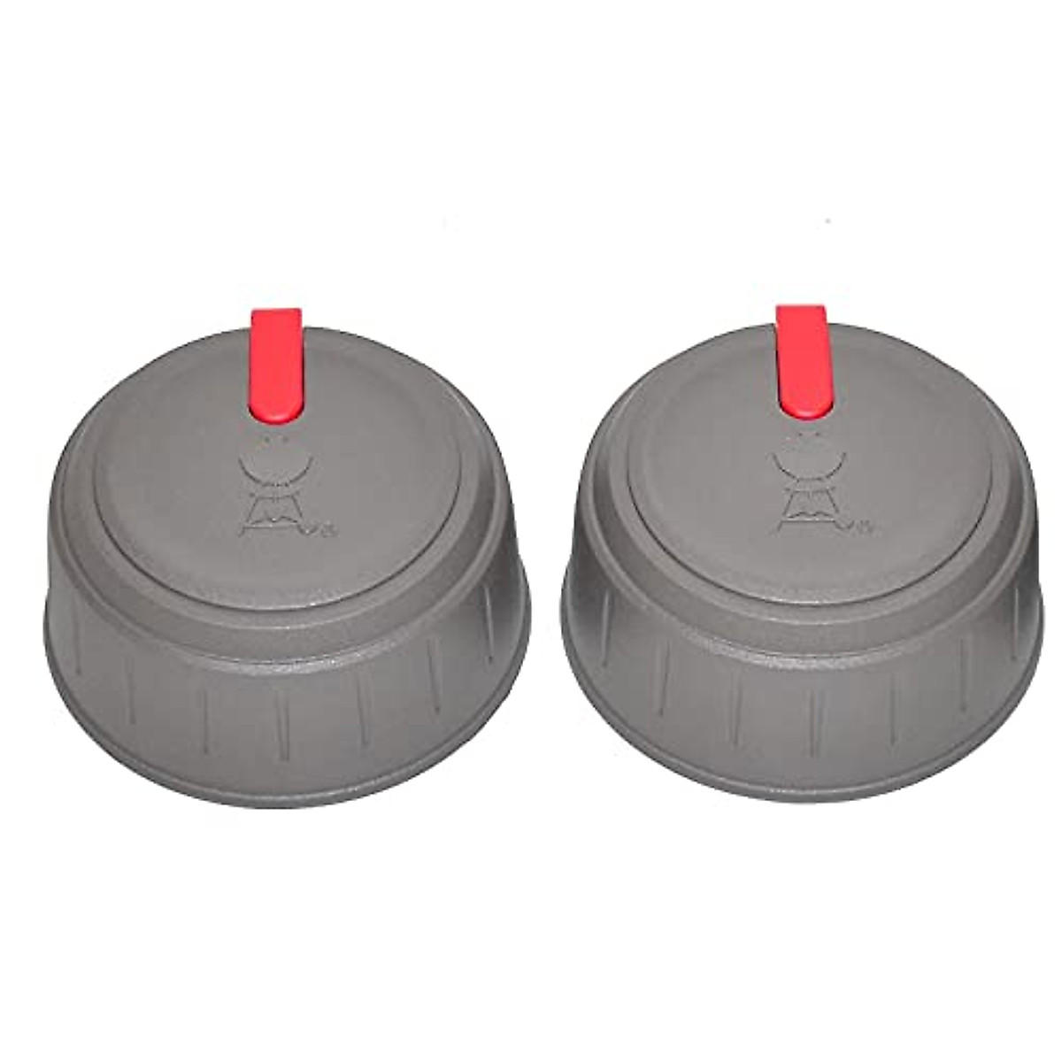 Weber 67028 Set of 2 Main Burner Control Knobs Spirit II 200 Series Grills, Model Years 2017 and Newer.