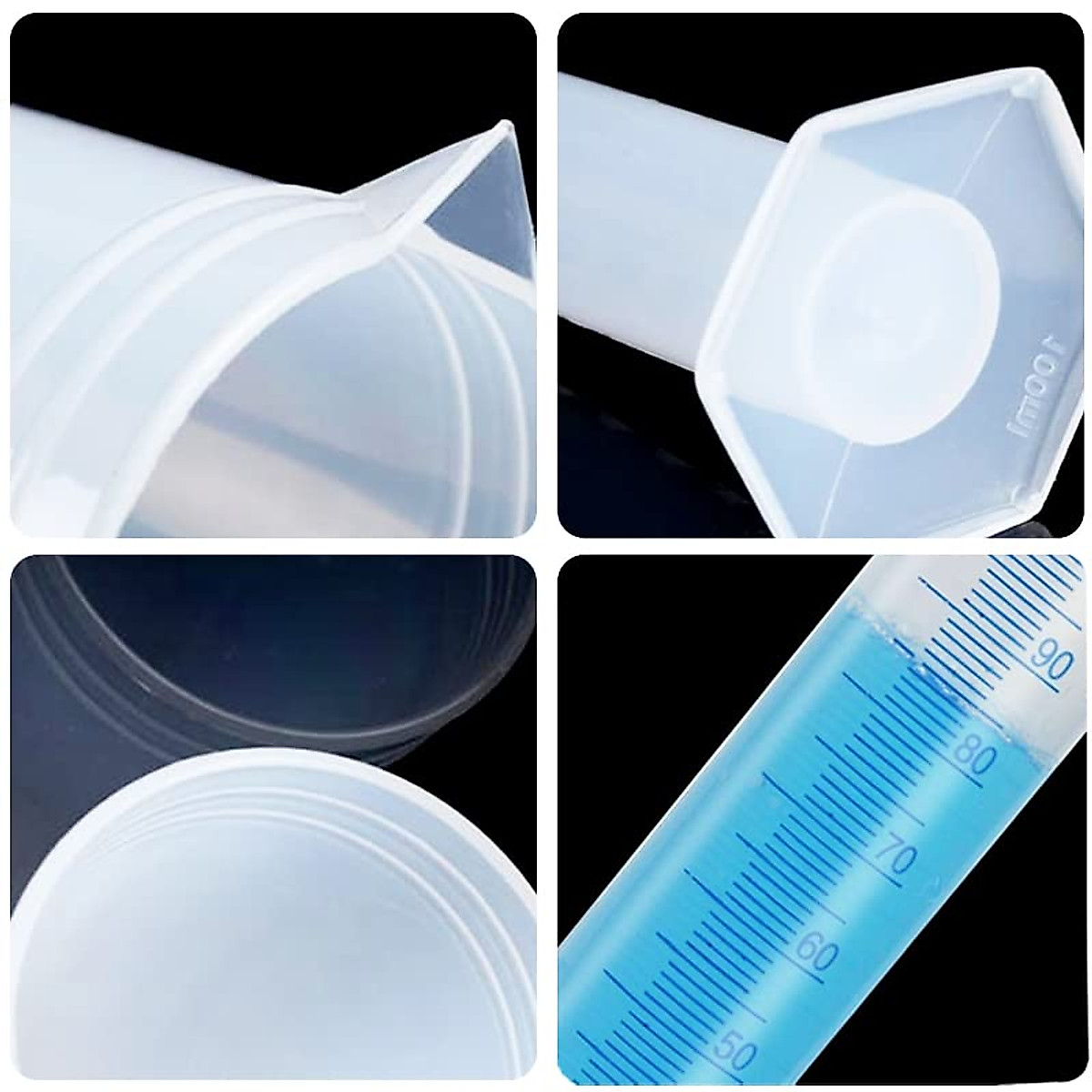 250ml Plastic Graduated Cylinker, Measuring Cylinder Graduated Cylinders Lab Supplies Laboratory Tools