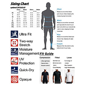 ADOREISM Quick-Dry Men's Long Sleeve Rash Guard UPF 50+ Compression Swim Shirt (Wolf, XL)