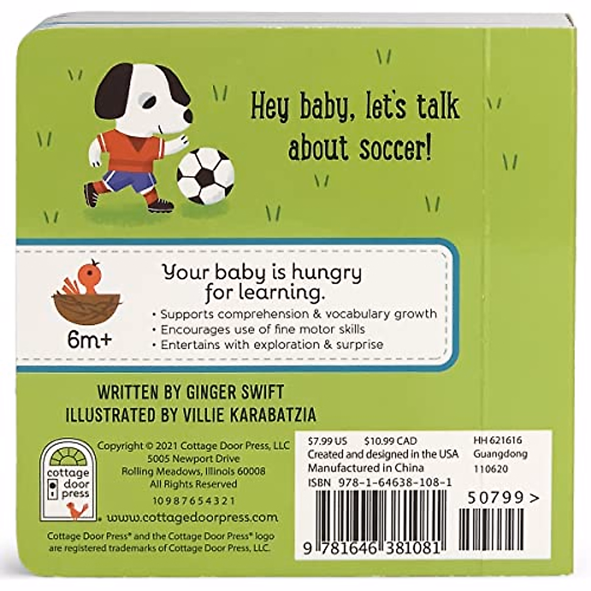 Let's Play Soccer! A Lift-a-Flap Board Book for Babies and Toddlers, Ages 1-4 (Children's Interactive Chunky Lift-A-Flap Board Book)