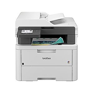 Brother MFC-L3720CDW Wireless Digital Color All-in-One Printer with Laser Quality Output, Copy, Scan, Fax, Duplex, Mobile Includes 2 Month Refresh Subscription Trial ¹ Works with Alexa