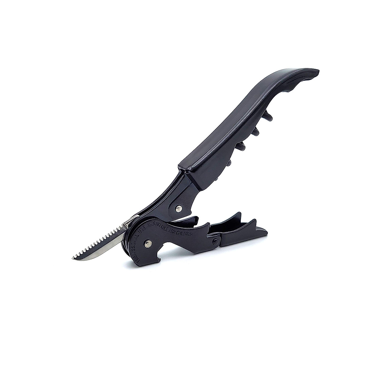 Pulltap's Genuine Classic 500 Corkscrew Wine Key Bottle Opener (Black/Black)