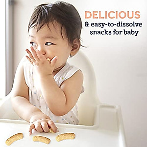 Gerber Snacks for Baby Lil’ Crunchies, Vanilla Maple, Non-GMO Baked Grain Snack with No Artificial Flavors, Baby Snacks for Crawlers, 1.48-Ounce Canister (Pack of 2)