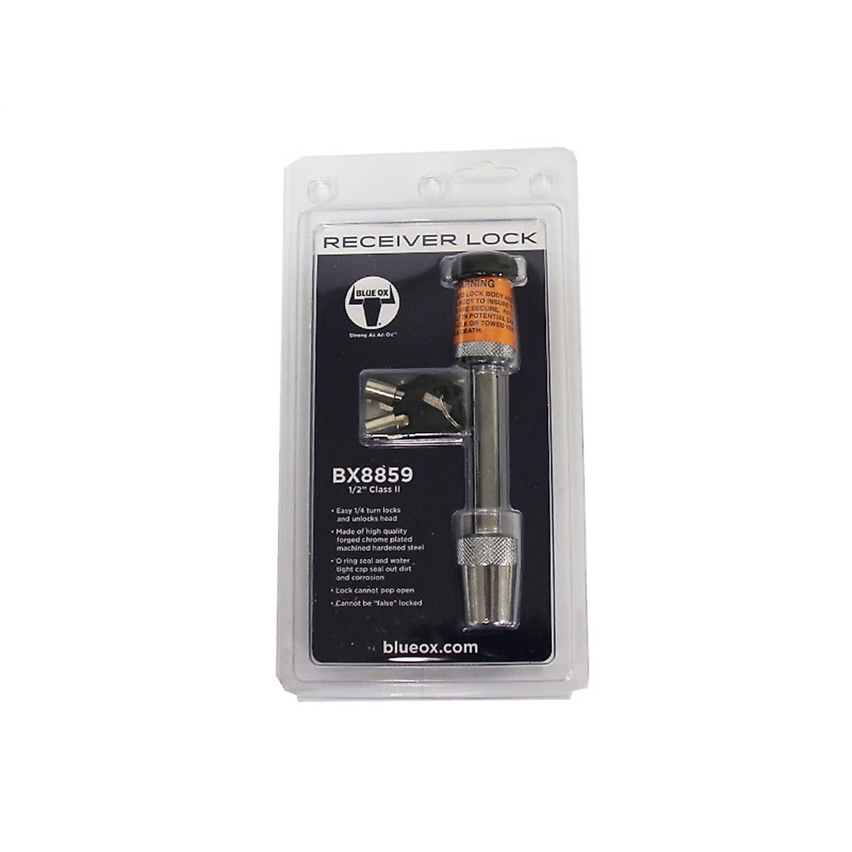 Blue Ox BX8859 1/2" Class I Baseplate Reciever Lock