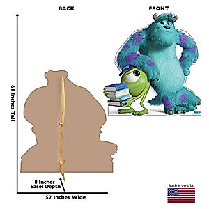 Cardboard People Mike & Sulley Life Size Cardboard Cutout Standup - Disney Pixar's Monsters University