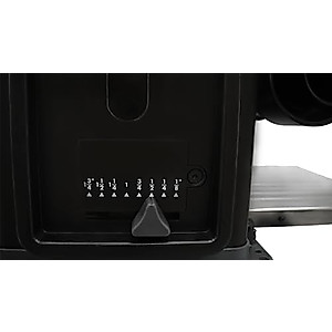 Cutech 40200H 13-Inch Spiral Cutterhead Benchtop Planer with 26 Tungsten Carbide Inserts, Snipe Lock, and Side Crank