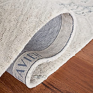 Safavieh Micro-Loop Collection 10' x 14' CharcoalIvory MLP539H Handmade Premium Wool Living Room Dining Bedroom Area Rug