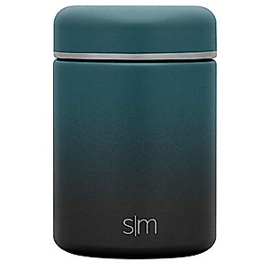 Simple Modern Provision Insulated Food Jar Thermos -Stainless Steel Leak Proof Storage Lunch Container for Hot Food 12oz with Steel Lid Ombre: Moonlight