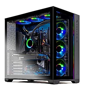 Skytech Prism II Gaming PC Desktop – Intel Core i9 10900K 3.7 GHz, RTX 3080, 1TB NVME SSD, 16G DDR4 3200, 750W Gold PSU, 360mm AIO, AC Wi-Fi, Windows 11 Home 64-bit