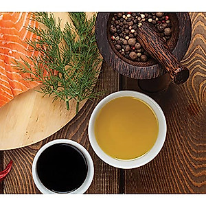 Maine Man Butter Warmer Set, Ceramic Ramekins with Chrome-Plated Steel Wire, Set of 2, 3-Ounce Capacity