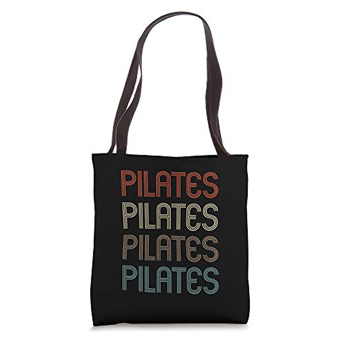 Vintage Retro Pilates Lover Trainer Instructor Gift Tote Bag
