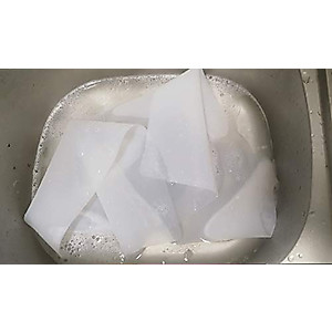 KimTin Food Grade Nonstick Silicone Pastry Mat,Countertop Protector, Kitchen Counter Mat,Heat Resistant,Washable,Table Mat,Size 23.62 x 15.75 inches,Set of 2 (Translucent)