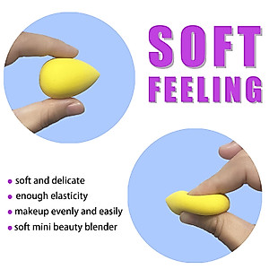 GFOUNS small mini beauty blender bulk makeup sponge for face : 30 pcs mulit-colored makeup sponges for foundation,blending (30 pcs)