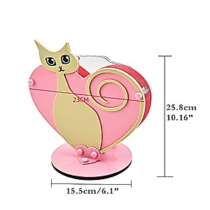 Kitchen Knives Set, Stainless Steel Knife Set with Novelty Acrylic Block, Sharp Cutlery Knife Set for Chef Cooking Cutting, Pink Color Knife