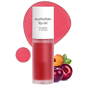 Nooni Korean Lip Oil - Appletea, 0.12 Fl Oz + Korean Lip Oil - Applecherry, 0.12 Fl Oz + Korean Lip Oil - Appleplum, 0.12 Fl Oz Bundle