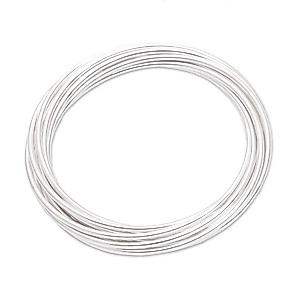 NOVICA Artisan Handmade Sterling Silver Bangle Bracelet with 10 Bands from Bali No Stone Indonesia Modern [8 in Inner Circ. x 0.4 in W] ' Fortified Union'