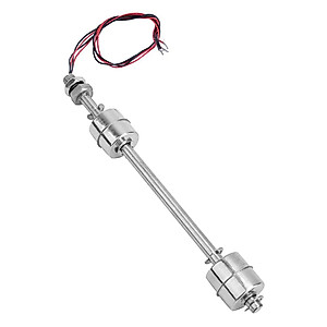 Switch,DC 0~110V Stainless Steel Double Ball Switch Water Level Controller Sensor Switch for Water ,Pool,Sink,Fish ,etc (200mm)