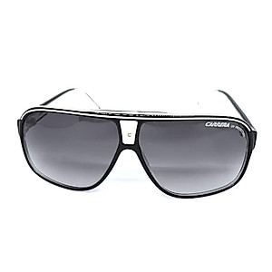 Carrera Grand Prix 2 T4M Pilot Sunglasses Lens Categ, Black/White, 64mm