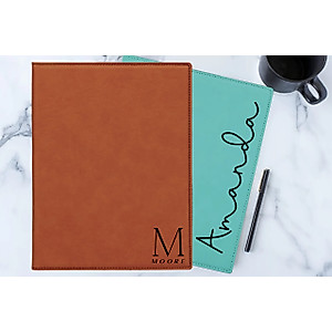 Personalized Padfolio. Professional Business Gifts. Custom Padfolio. Corporate Business Portfolio Organizer Folder. Custom Notepad Holder With Magnetic Closure. Teacher Gift. Engraved Simple Notepad