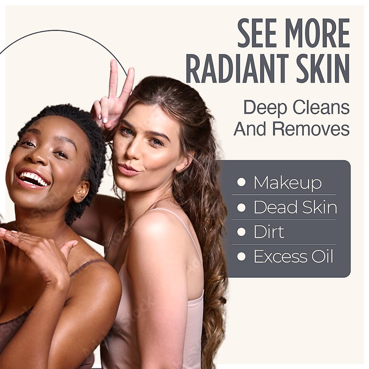 HartFelt Bath Sponge | Soft Exfoliating Body Sponge for Dead Skin | Chemical-Free bath scrubber for body | Cleanses Skin from Dirt & Excess Oil | Made in USA - 1 Count