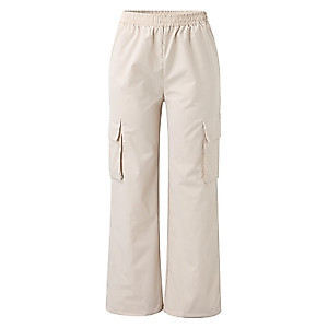 AopnHQ fold Over Yoga Pant Pinstripe Pants Summer Work Pants Capri Casual Summer Plus Size Woman Capri Pants for Summer White hankerchifs Womens Clothing