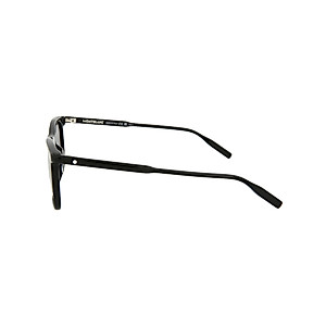 MONTBLANC Square/Rectangle Sunglasses Black Black Grey Luxury Eyewear Made In Italy Acetate Frame Designer Fashion for Everyday Luxury