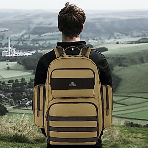 MATEIN Lunch Backpack for Men, 17 Inch Travel Laptop Backpack Insulated Cooler Bag Lunch box Rucksack with USB Charging Port, Extra Large Water Resistant College Work Computer Daypack Gifts for Men