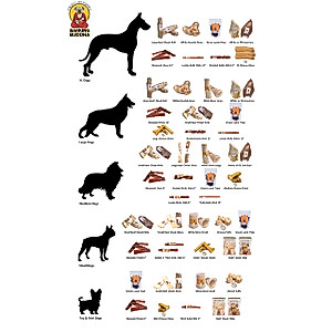 Barking Buddha X-Large Yak Cheese Chews for Dogs | Himalayan Churpi Chew Treats | Healthy, Odorless, Long Lasting Rawhide-Free Bones for Aggressive Chewers (Pack of 3)