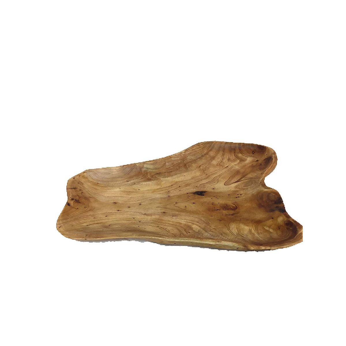 Greener Valley Hand-Crafted Root Wood Live Edge Platter (Large - 20-21")