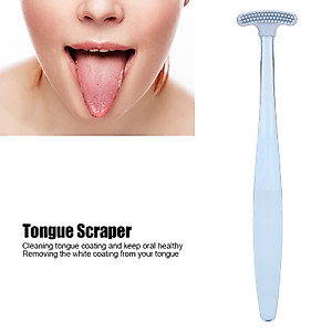 Tongue Scraper, Plastic Tongue Cleaner Brushes Fresh Breath Restored Taste, Travel Oral Tongue For Brushes For Bad Breath Removal