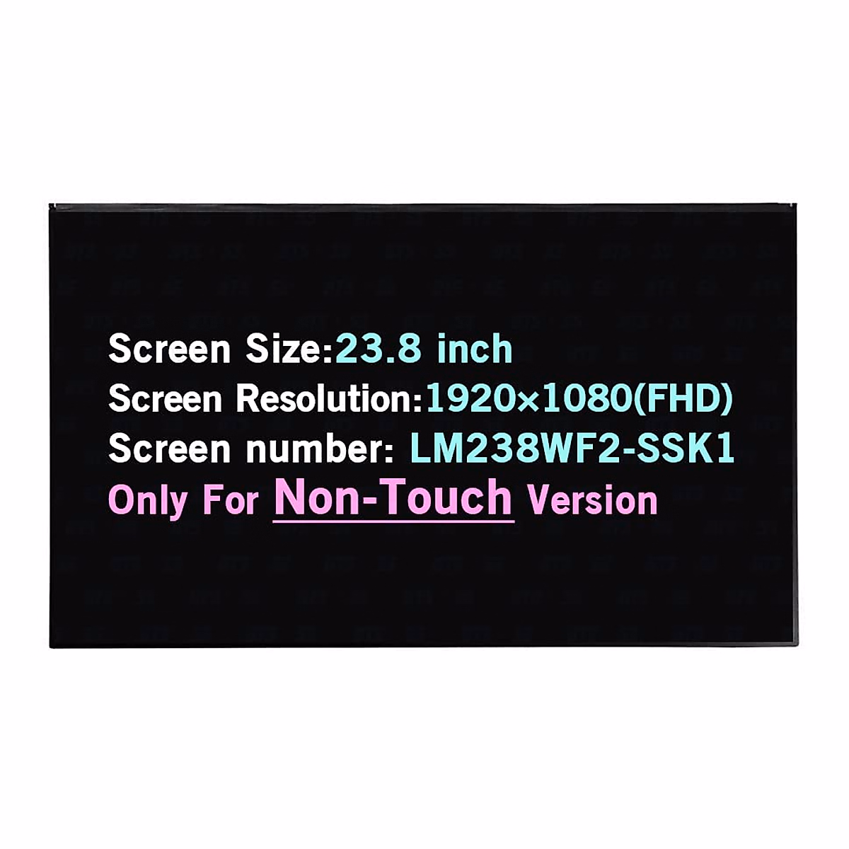 GILELS 23.8" Screen Replacement LM238WF2-SSK1 LM238WF2(SS)(K1) LM238WF2 SSK1 FHD 1080P 30PIN LCD Display Panel (Only for Non-Touch Version)