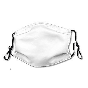 SARNFANS Floral Initial Adult Reusable Face Mask,Letter D,5-Ply Breathable Safety Unisex Adults Fashion Facial Face Masks for Women Men,Black White