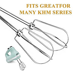 Hand Mixer Turbo Beaters for KitchenAid W10490648,KHM2B, AP5644233, PS4082859