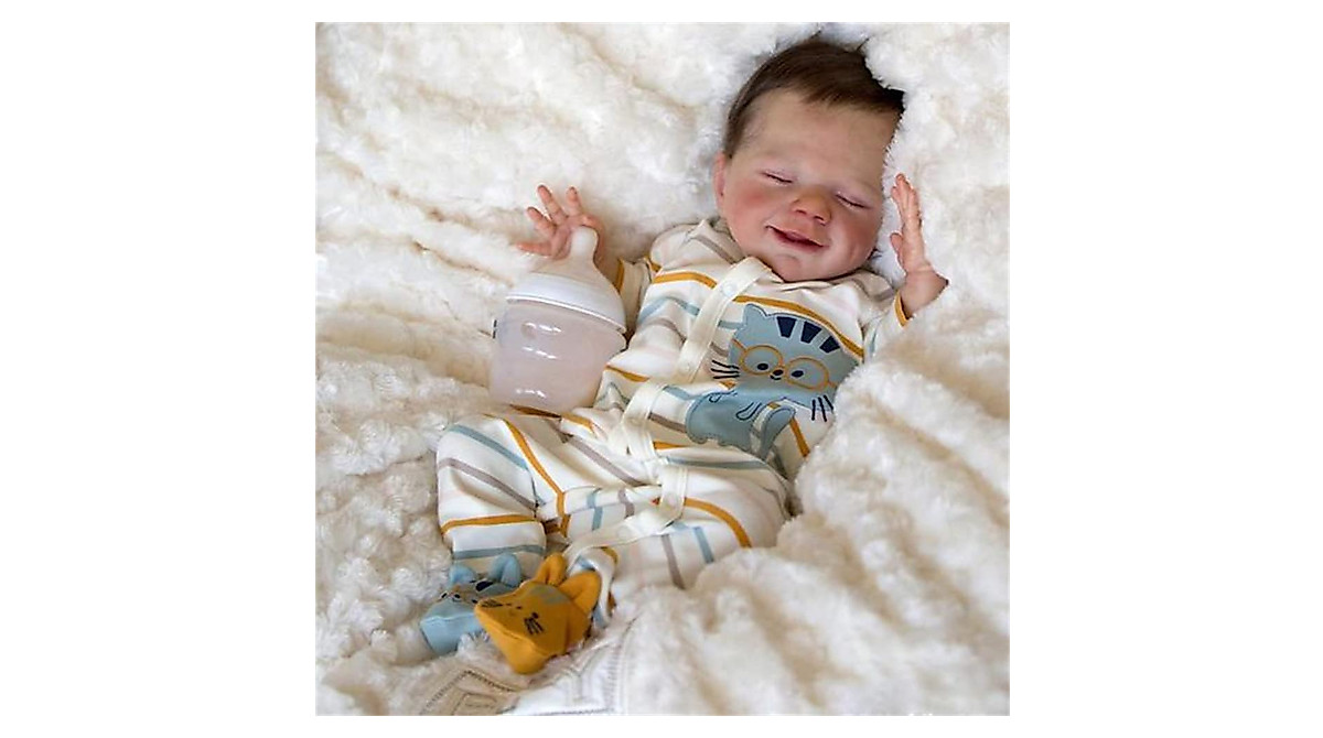Fa Rich Reborn Baby Dolls - 18 Inch Realistic Newborn Doll for Kids