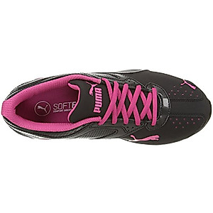 PUMA Women's TAZON 6 FM Cross Training Sneaker, Puma Black-Puma Silver-Beetroot Purple, 8.5