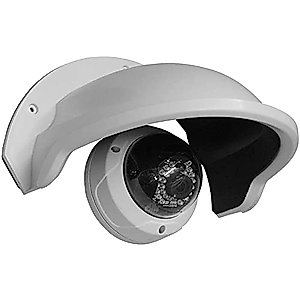 Universal Sun Rain Shade Camera Cover Shield for Outdoor Camera White