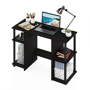 Furinno JAYA Computer Study Desk,Open Storage, Espresso