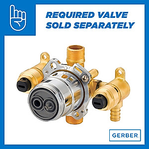 Gerber Plumbing Vaughn Two Handle Roman Bath Tub Trim Faucet