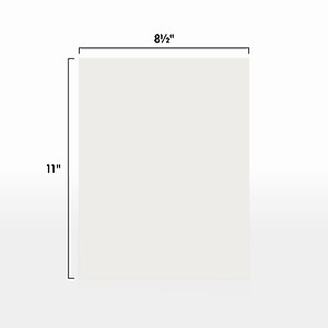 LUXPaper 8.5" x 11" Paper | Letter Size | Natural White | 32lb. (80lb. Text) | 100% Cotton | 50 Qty